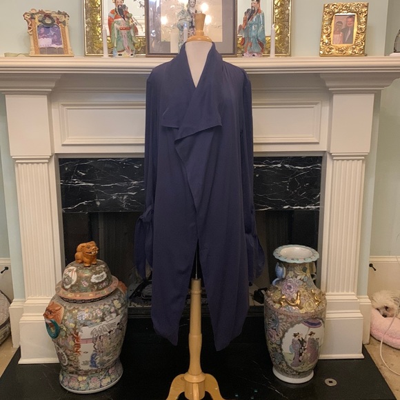 Thread & Supply | Jackets & Coats | Nwt Threadsupply Navy Blue Loose ...